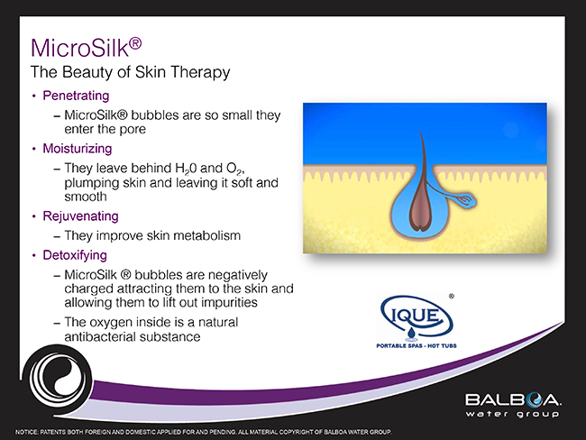 Microsilk - Health and Beauty | IQue Hottubs of Sweden