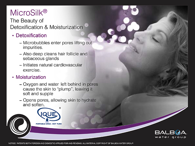Microsilk - Health and Beauty | IQue Hottubs of Sweden